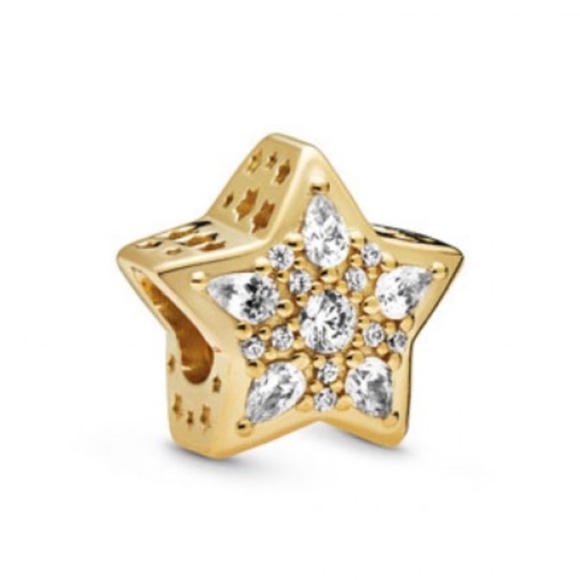 Pandora | Jewelry | Pandora Celestial Star Charm Pandora Shine | Poshmark